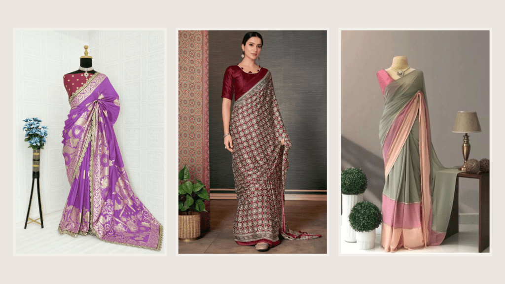 How to Wear a Saree? Beginner Step-by-Step Guide to Draping A Saree ...